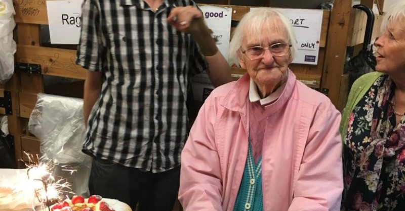 Celebrating the life of Ethel, a long-time volunteer at Scope St Albans ...
