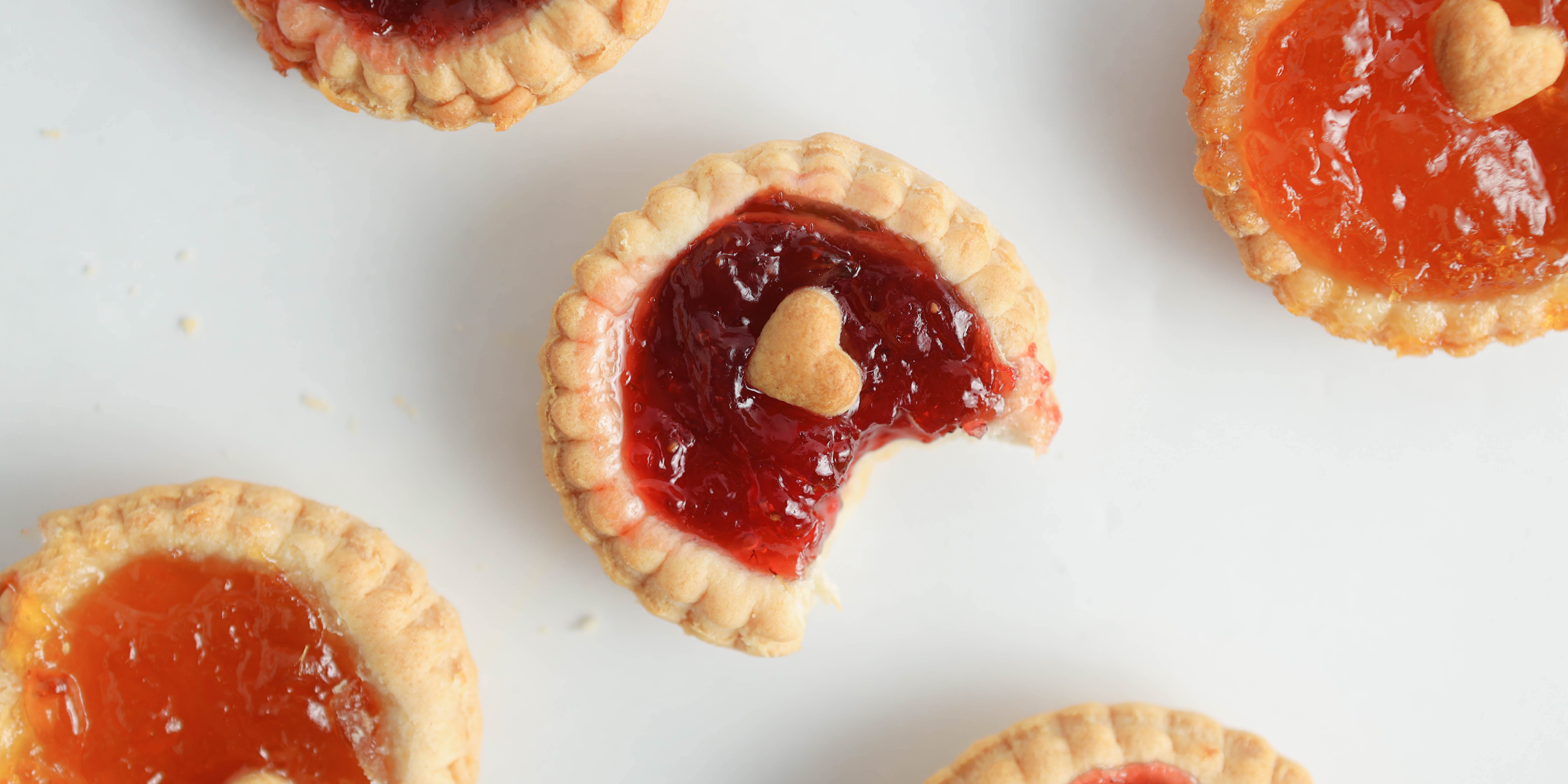 Mini Jam Tarts Recipe | How to Make Mini Jam Tarts