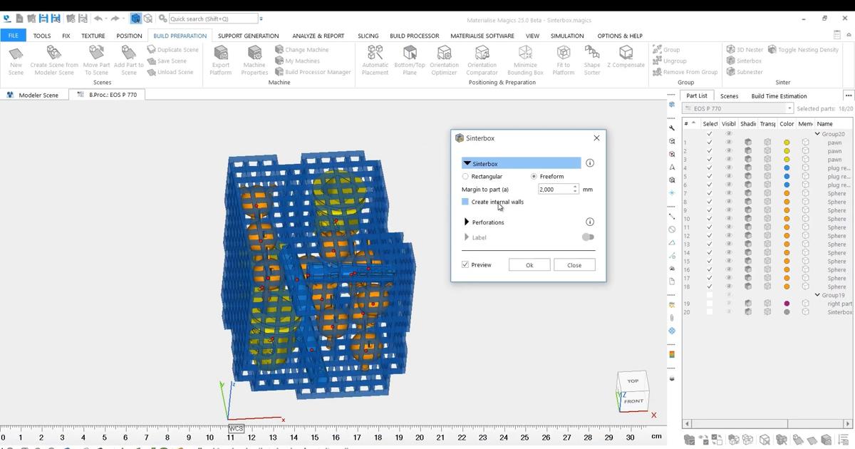 Tutorial: Protect Small and Fragile Parts | Magics Sinterbox