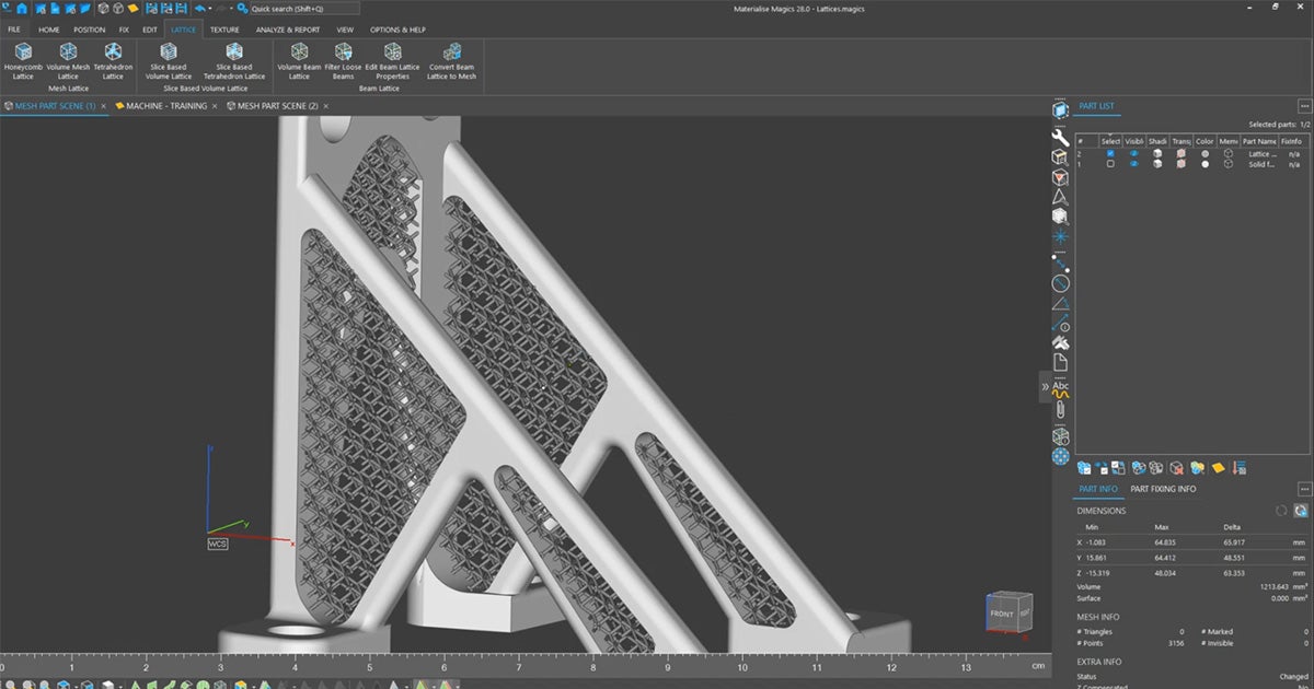 Tutotial: How to Use Beam Lattices in Materialise Magics