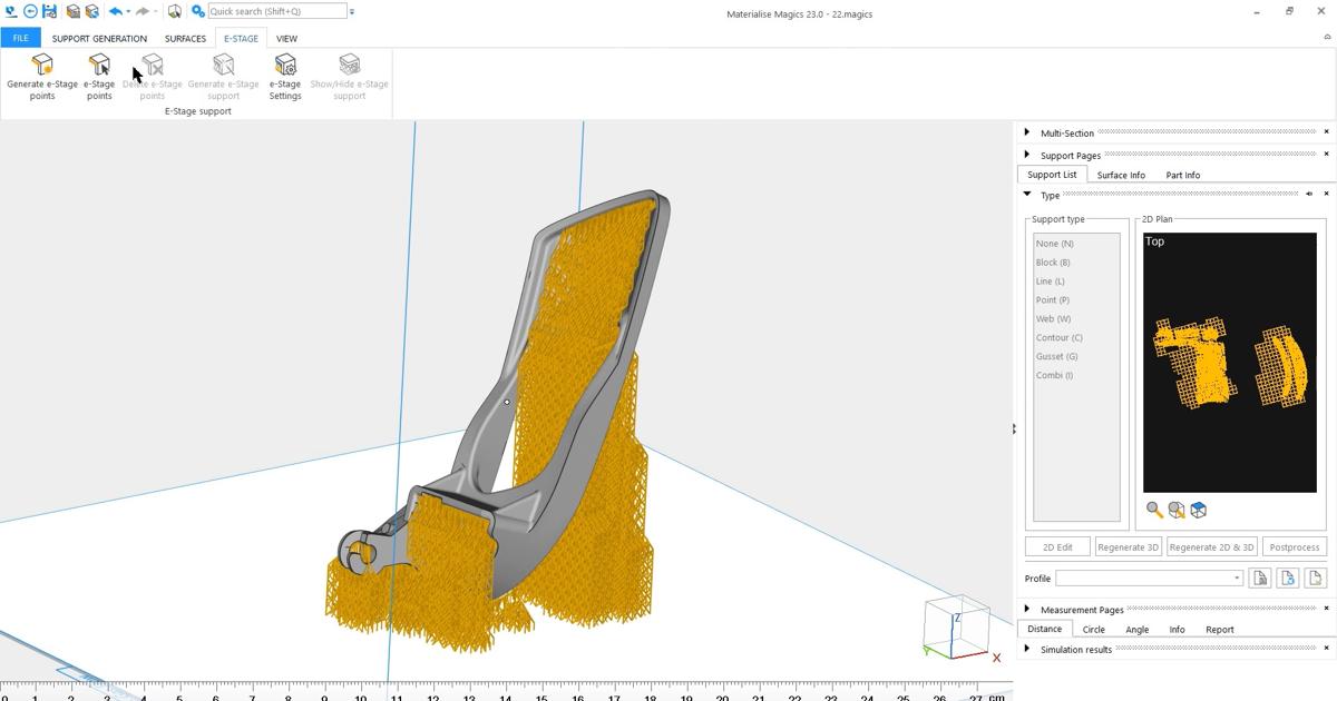 Tutorial: Automatic Support Generation | e-Stage for Metal