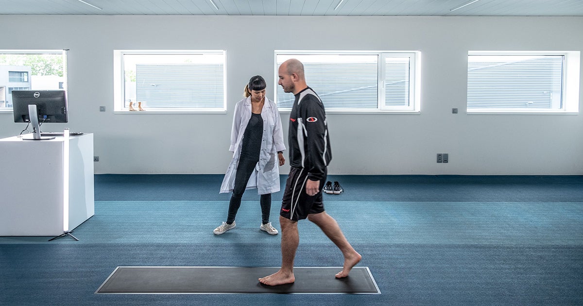 How to Measure a Patient with a footscan Plate