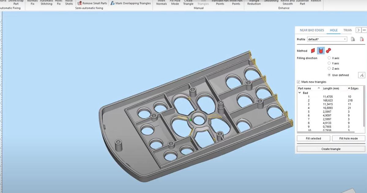Tutorial: Manual Fixing Tools in Materialise Magics 24