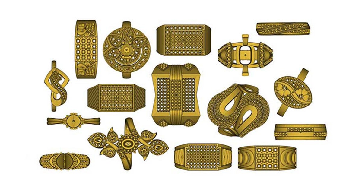 Gold Standard for Jewelry Design with 3D Printing Software