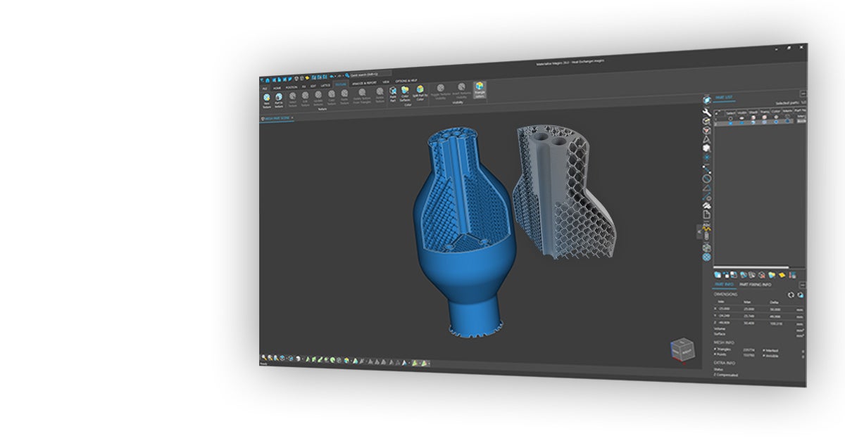 Lattice Module for Materialise Magics