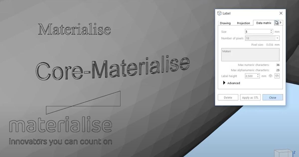Tutorial: Labelling Tools | Materialise Magics