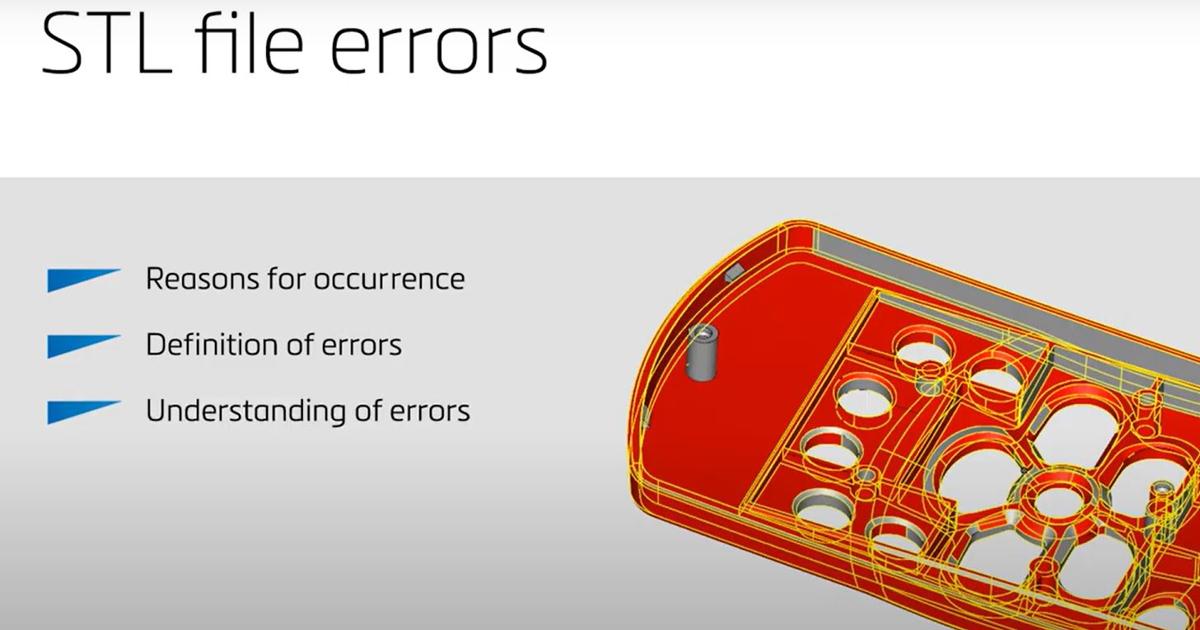 Tutorial: What Type of STL File Errors Can Occur?