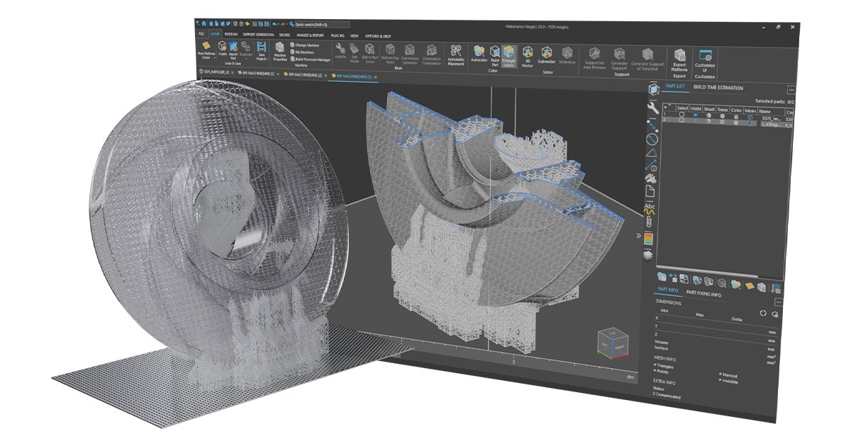 New 3D Printing Build Processor for Investment Casting