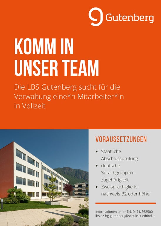 KOMM IN UNSER TEAM | Berufsschule