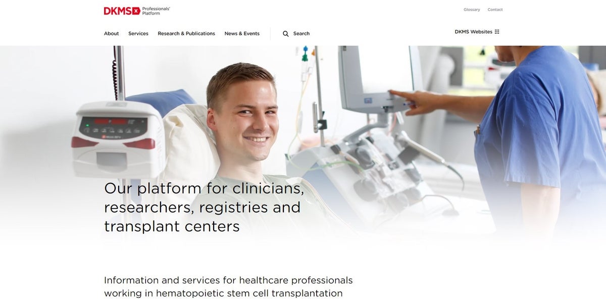 DKMS launches online platform for healthcare professionals