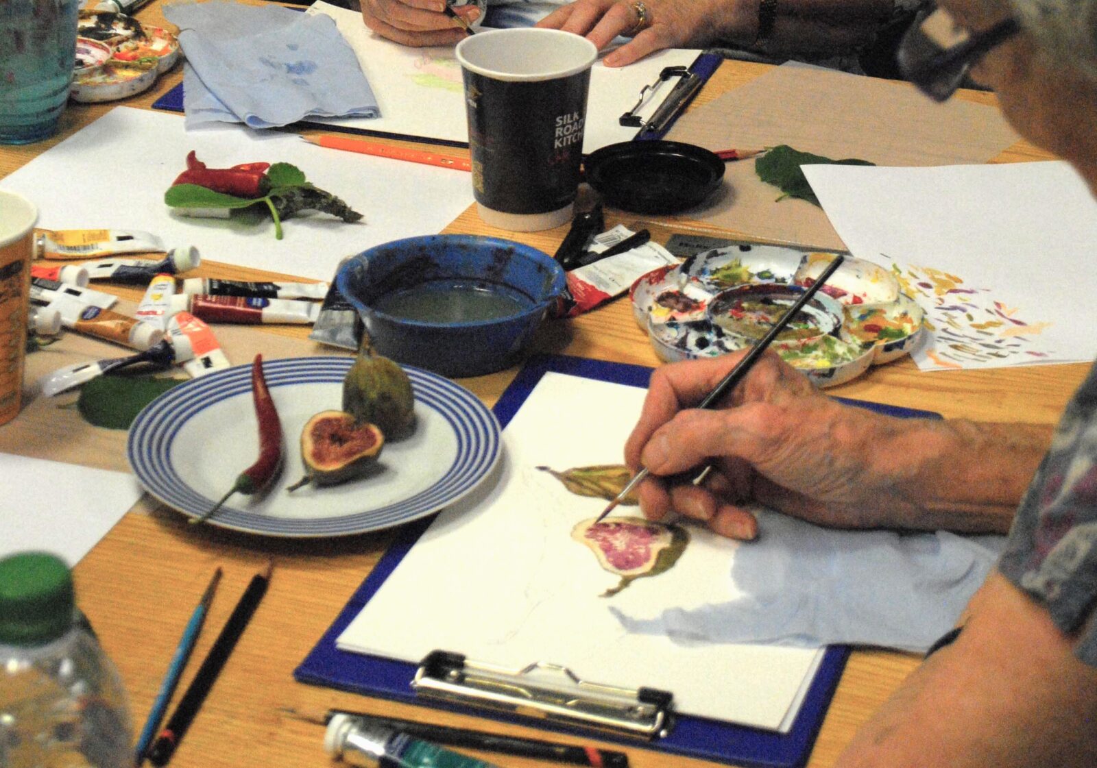 Visit Live Online Workshop for Adults: Christmas Watercolours with ...