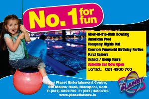 Visit The Planet Entertainment Centre with Discover Ireland