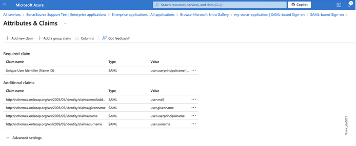 Registering SonarQube Server in Microsoft Entra ID | Documentation