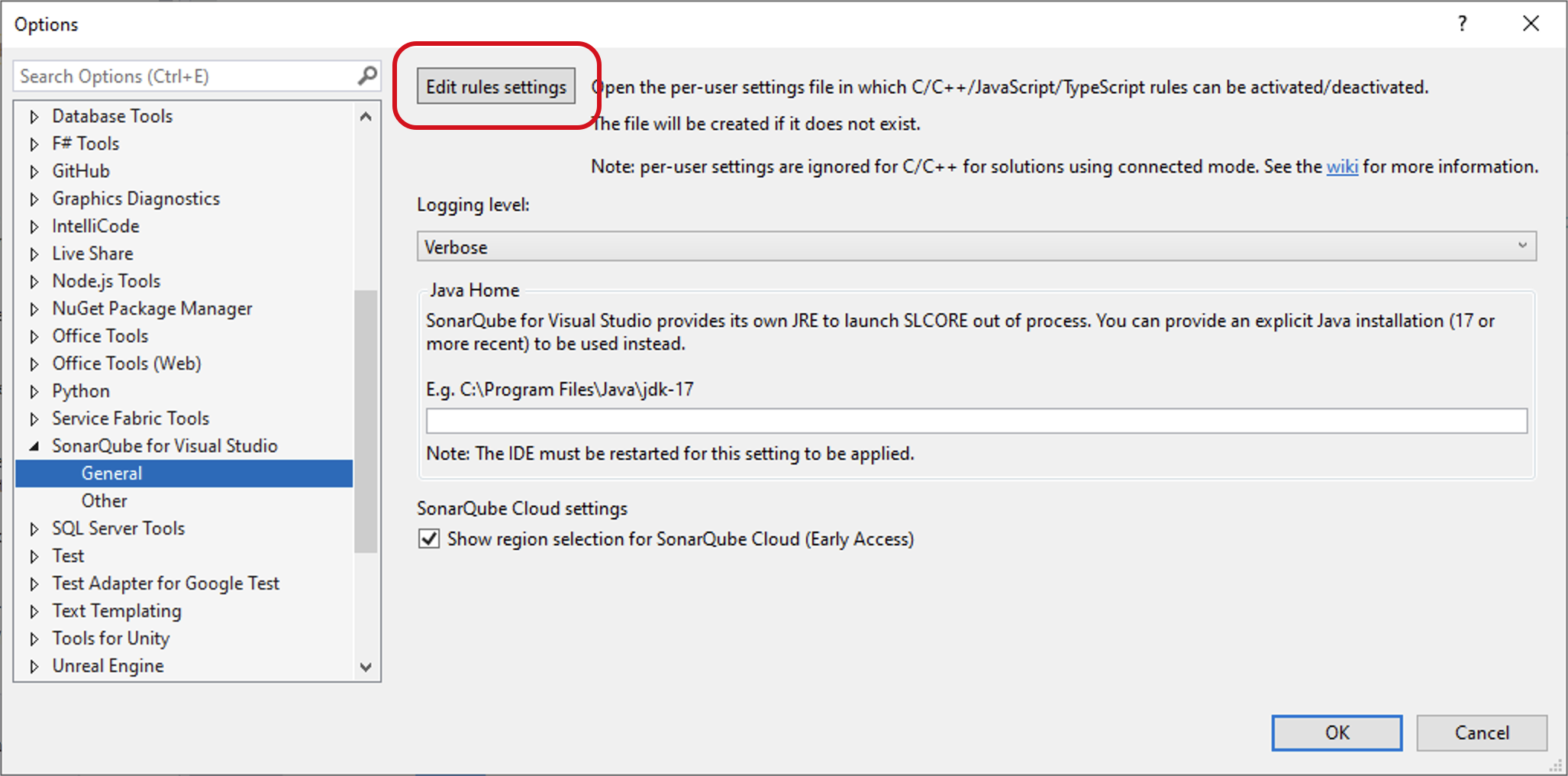 Rules - SonarQube for Visual Studio Documentation