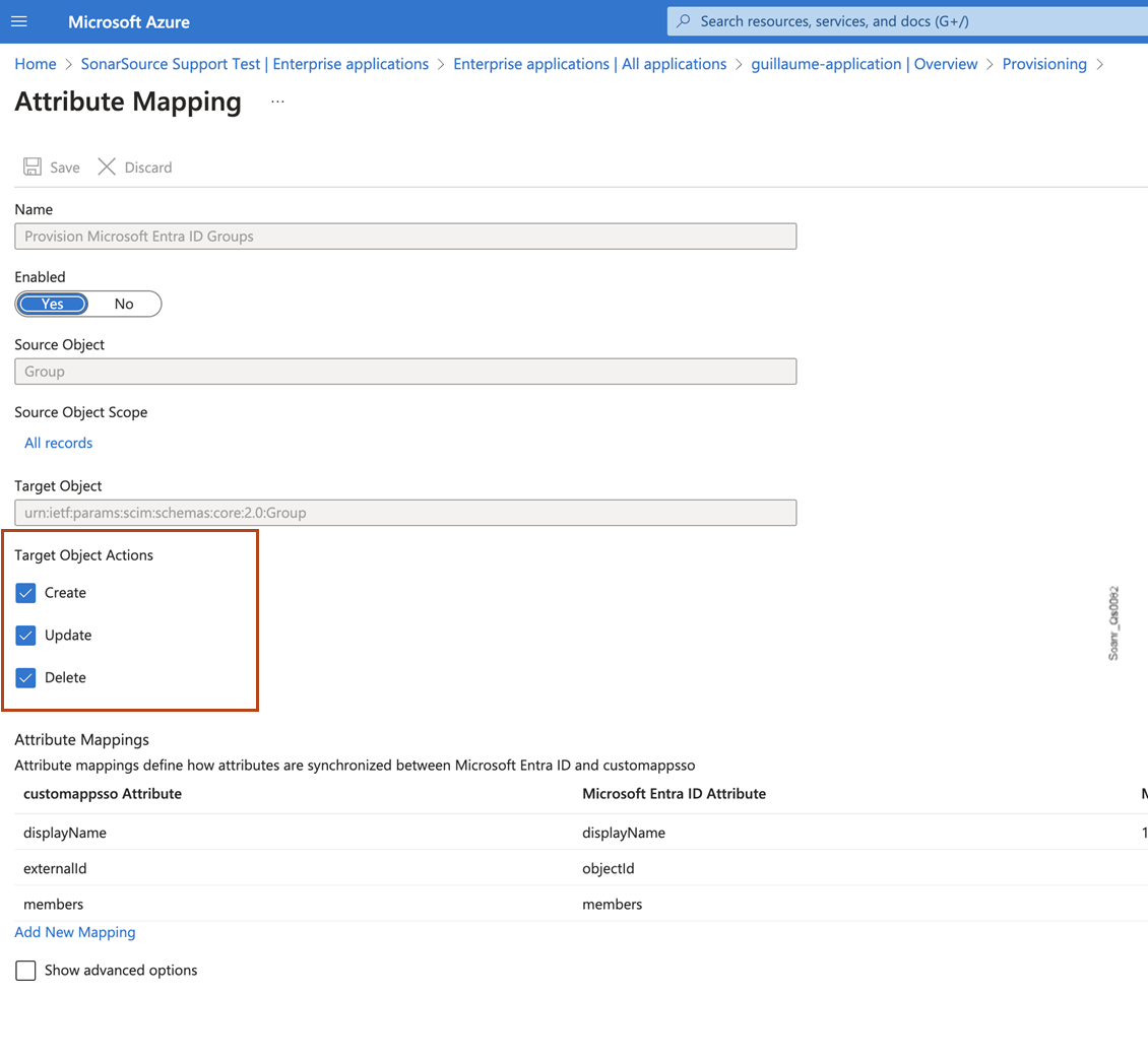 SCIM provisioning with Microsoft Entra ID | SonarQube Server Documentation