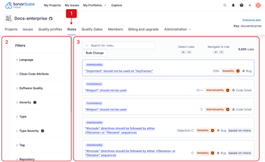 Rules | SonarQube Cloud Documentation