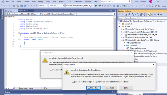 Connected Mode setup - SonarQube for Visual Studio Documentation
