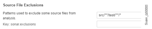 Excluding files based on path-matching patterns | SonarQube Community Build Documentation