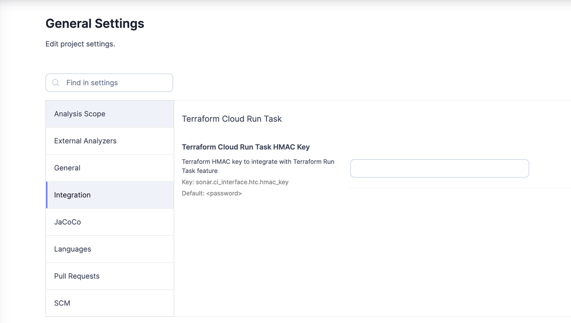 Run tasks & Terraform Cloud | SonarQube Cloud Documentation