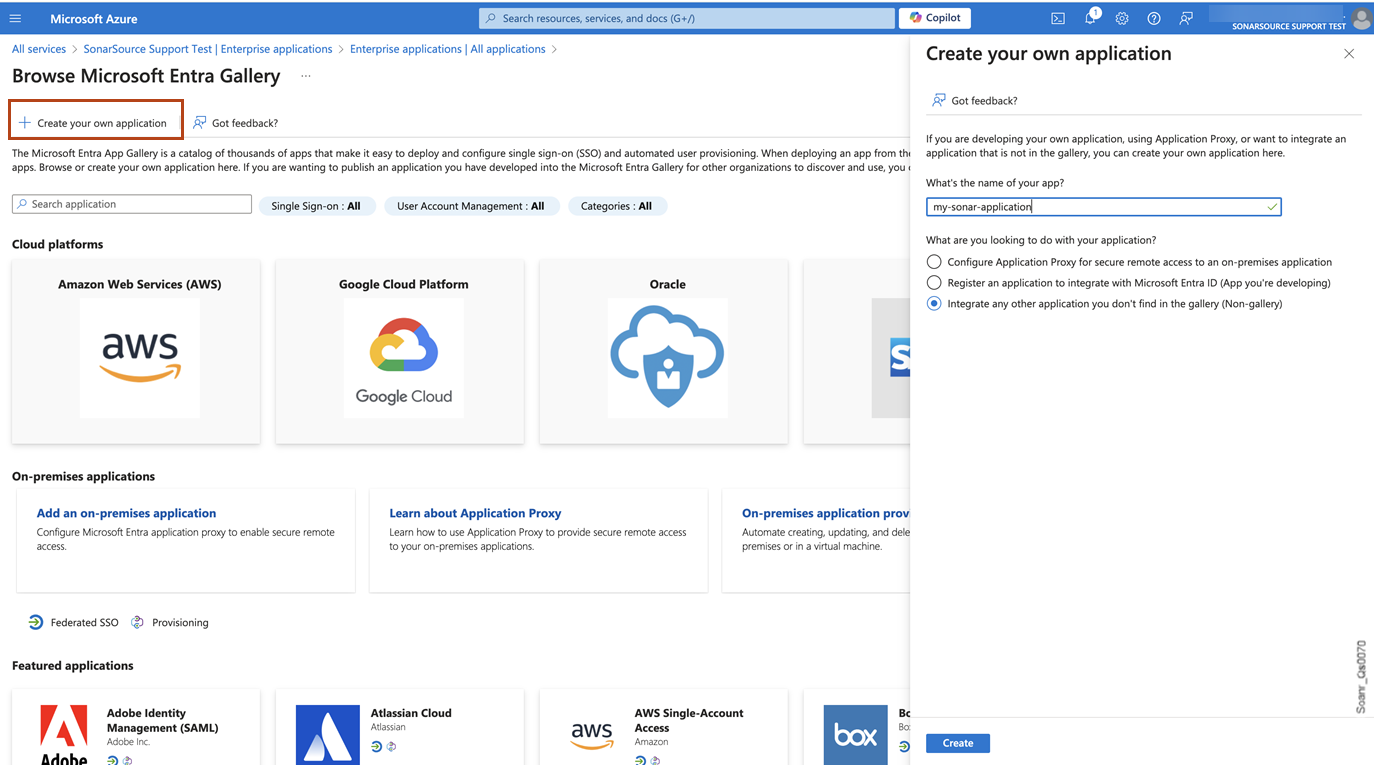 Registering SonarQube Community Build in Microsoft Entra ID | Documentation