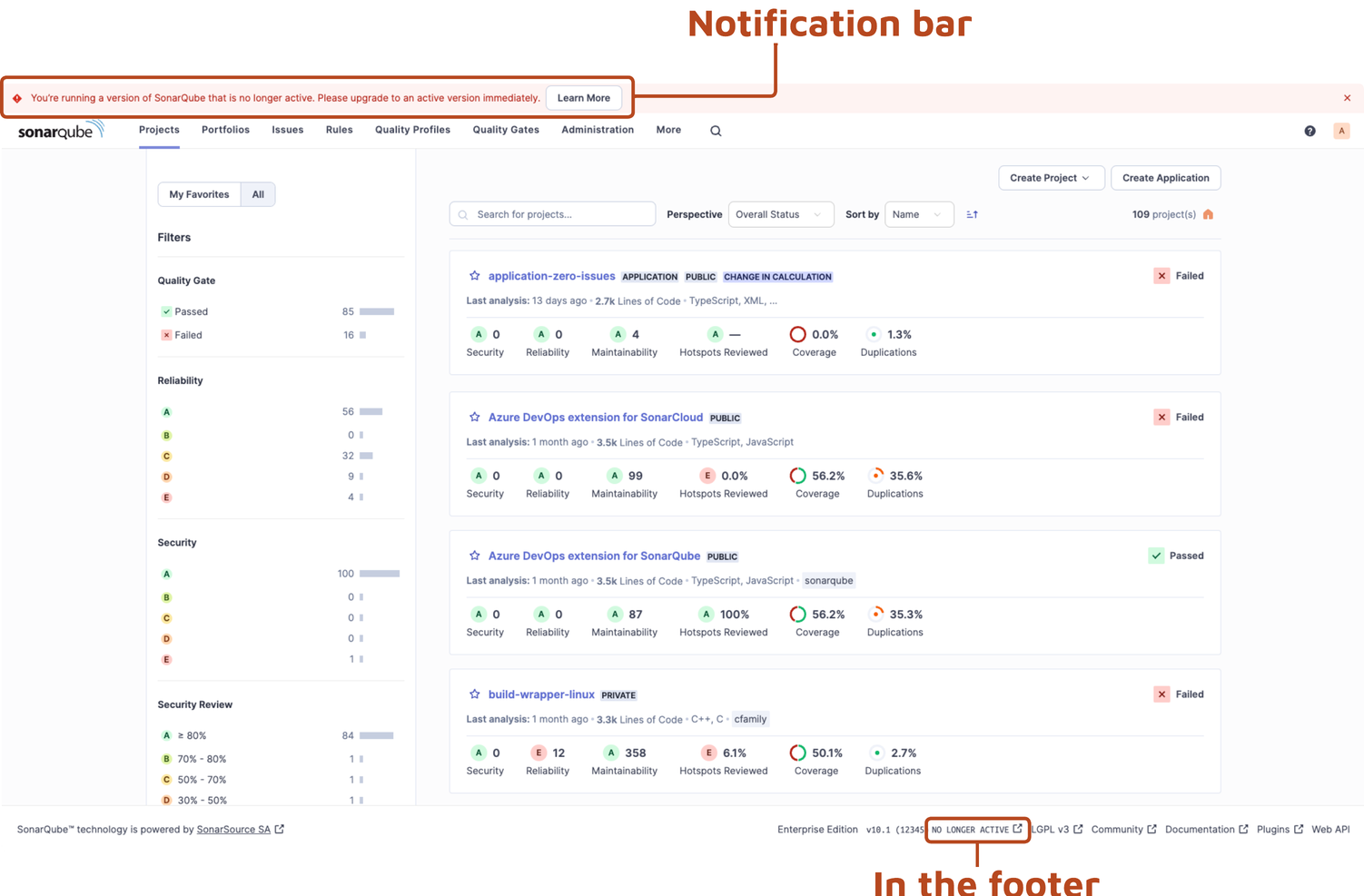 SonarQube Server release cycle model