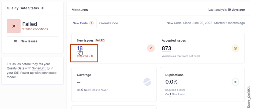 Reviewing issues & SonarQube