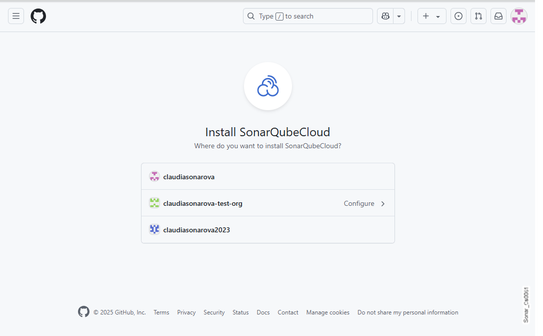 Importing A Github Organization Sonarqube Cloud Documentation