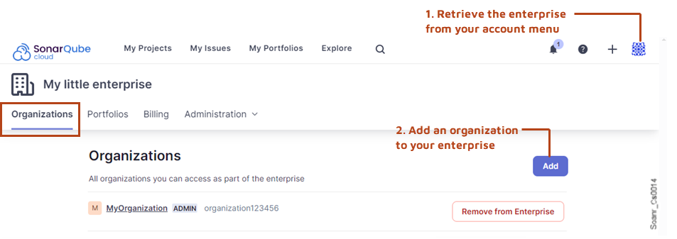 Setting up your enterprise | SonarQube Cloud Documentation