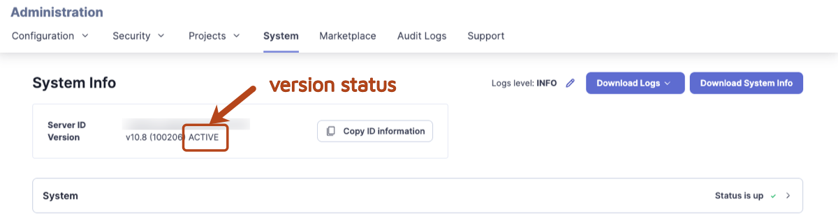 Active versions | SonarQube Server Documentation