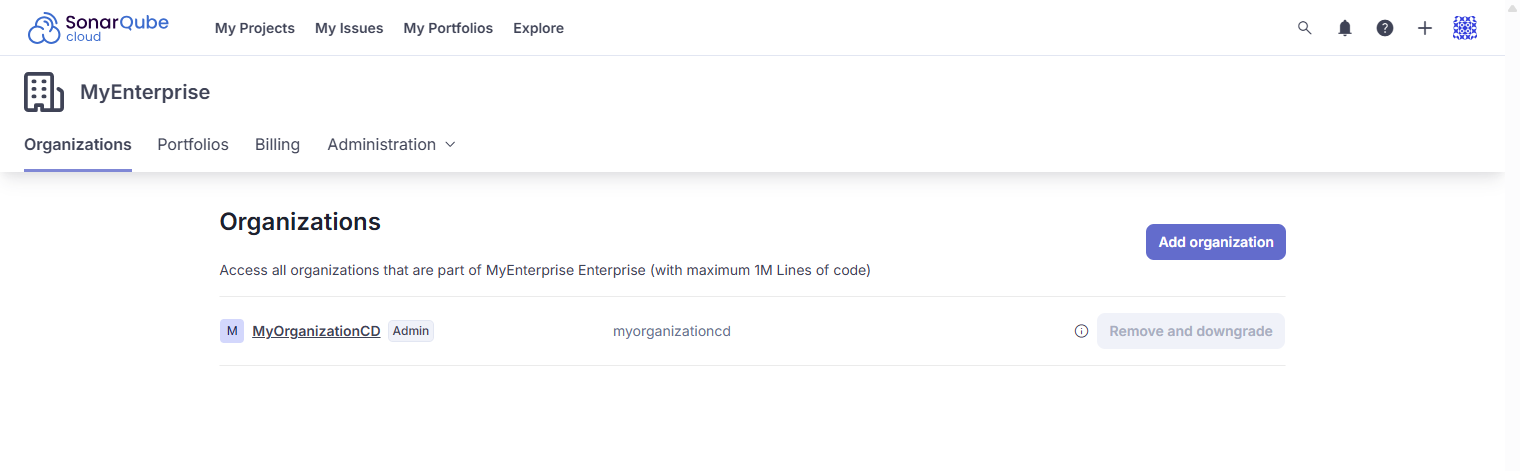 Setting up your enterprise | SonarQube Cloud Documentation