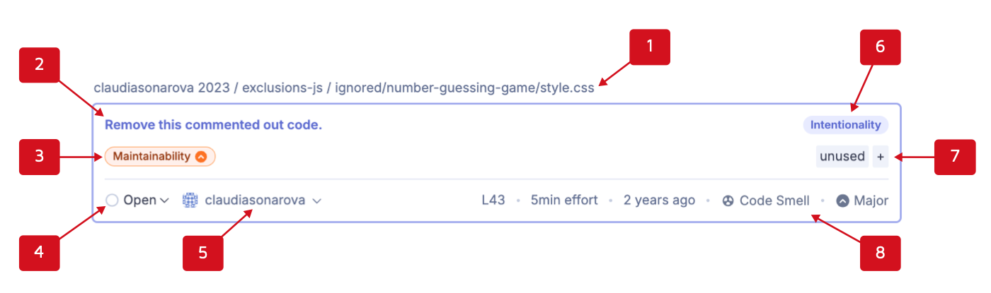 Retrieving issues | SonarQube Cloud Documentation