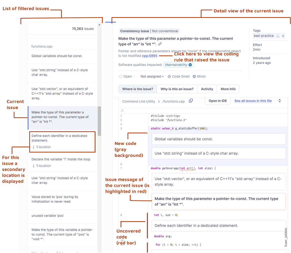 Reviewing Issues Sonarqube Community Build Documentation
