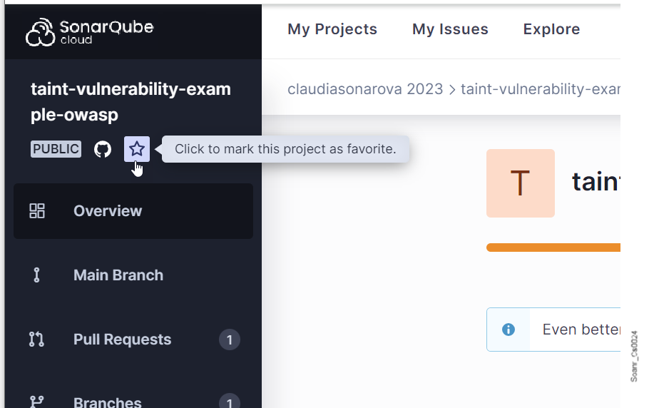 Managing your SonarQube Cloud project as a developer | Documentation