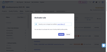 Editing quality profiles | SonarQube Cloud Documentation