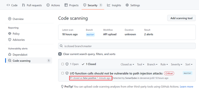Set up GitHub integration & SonarQube