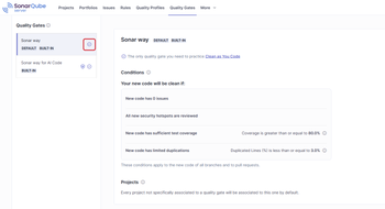 Introduction to quality gates | SonarQube Community Build Documentation