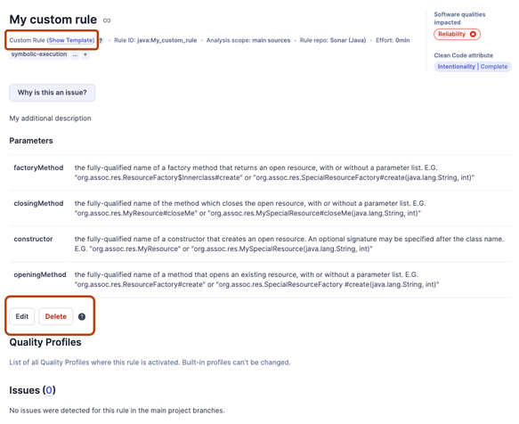 Rules | SonarQube Community Build Documentation