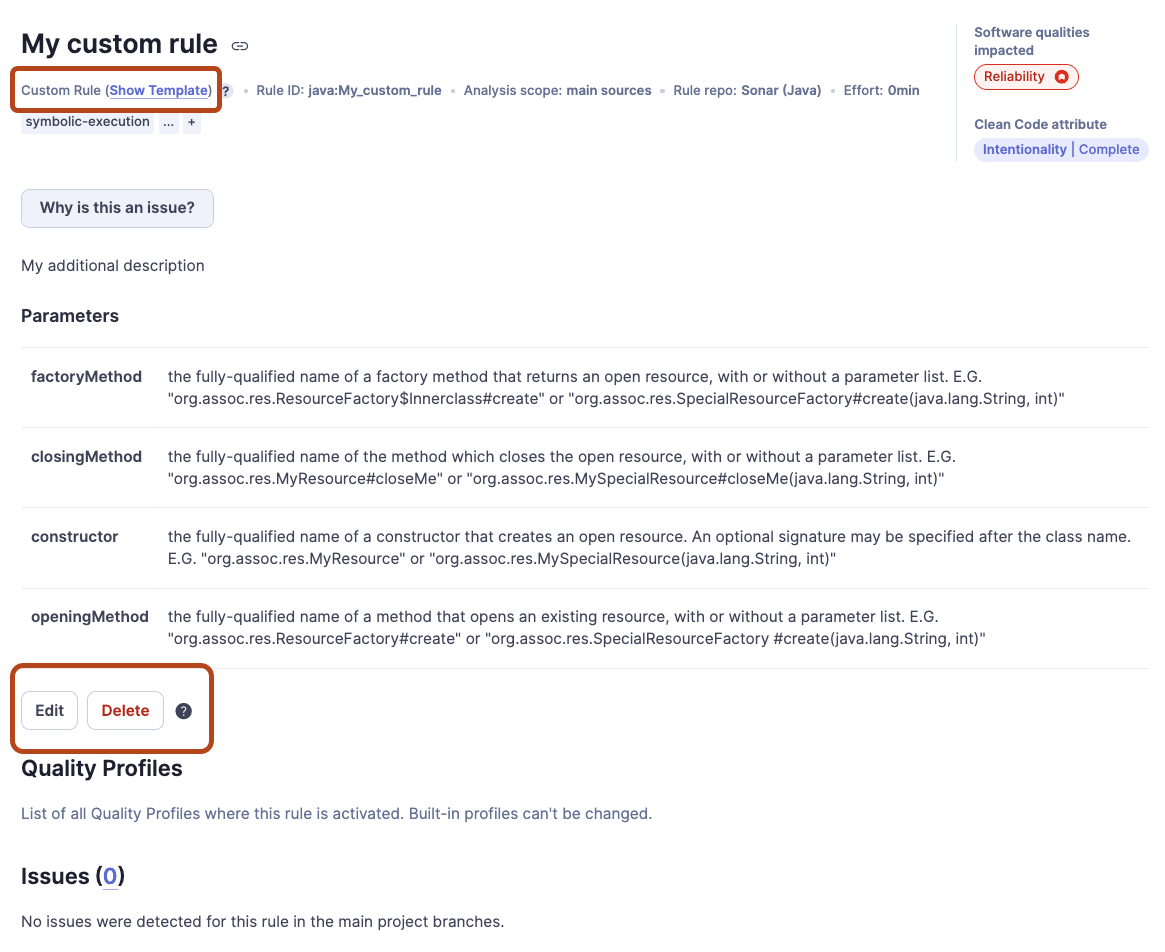 Rules | SonarQube Community Build Documentation