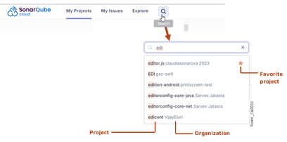 Retrieving projects | SonarQube Cloud Documentation