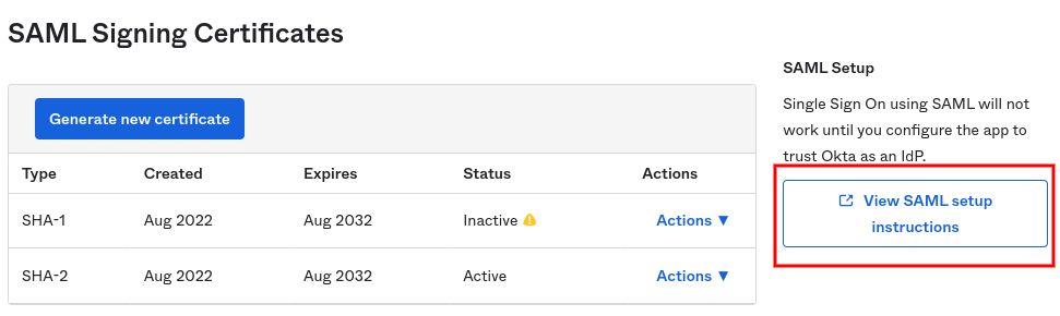 SAML with Okta | SonarQube Server Documentation