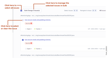 Managing issues & SonarQube