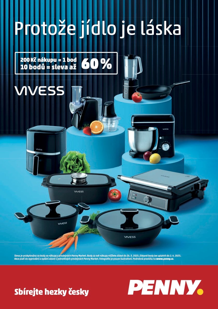 ZAČNĚTE NOVÝ ROK S EXKLUZIVNÍ KOLEKCÍ NÁDOBÍ A SPOTŘEBIČŮ VIVESS OD PENNY