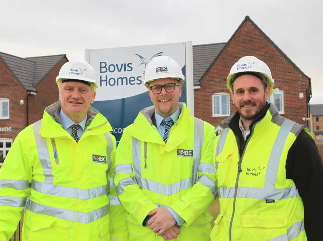 Housebuilder Bovis welcomes MP to award winning Beverley site - NHBC