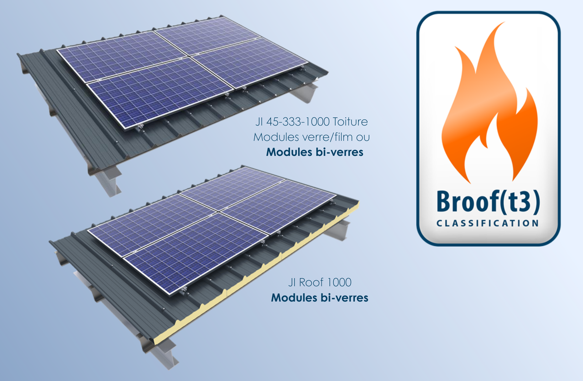 Obtention de la classification Broof(t3) pour des systèmes JORISOLAR à ...