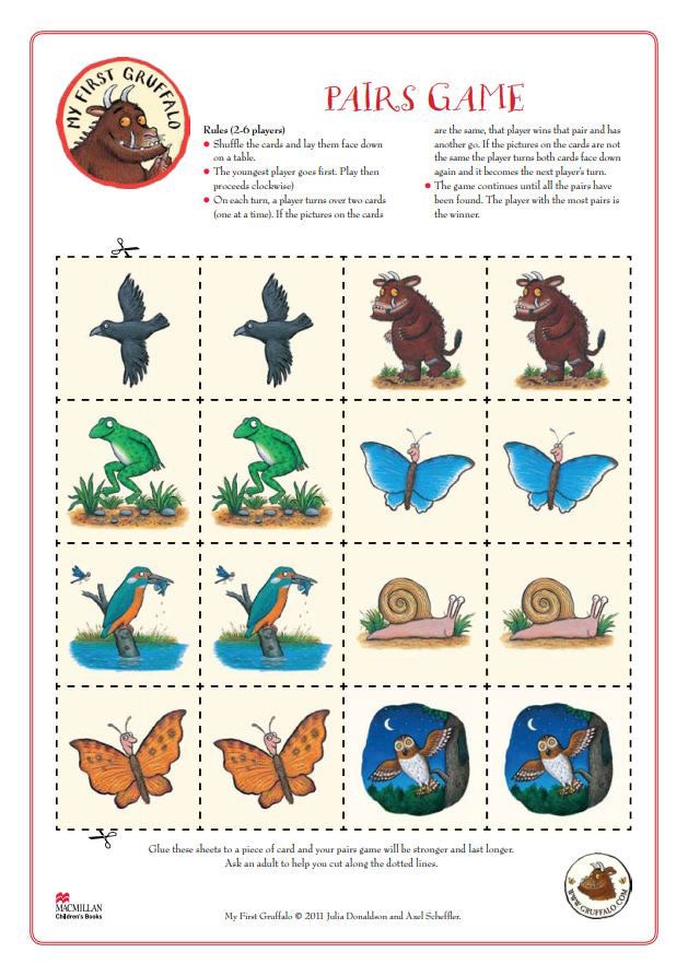 The Gruffalo activities for children who love the books - Pan Macmillan