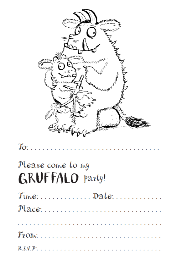 Everything you need to throw your very own Gruffalo party! - Pan Macmillan