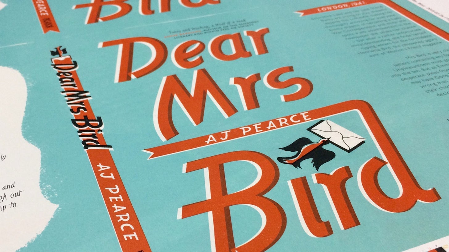 AJ Pearce's Dear Mrs Bird optioned for television - Pan Macmillan
