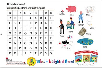 What The Ladybird Heard activities for its 10th birthday - Pan Macmillan