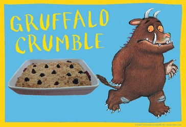 Cooking with kids: Gruffalo Crumble recipe - Pan Macmillan