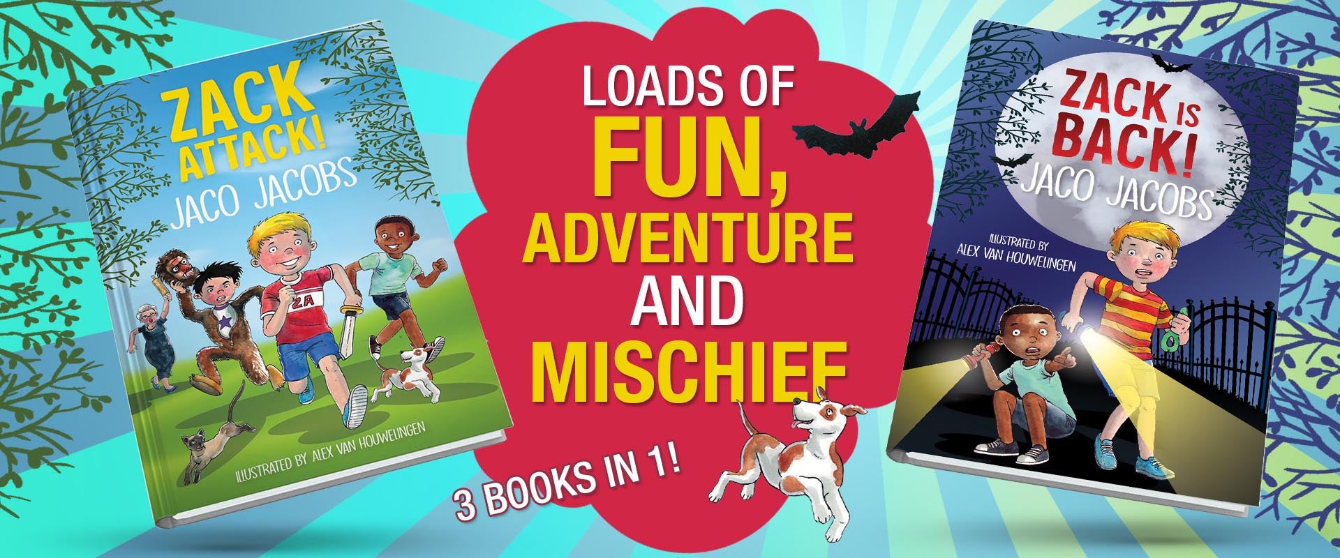 Zack Attack and Zack is Back by Jaco Jacobs - Pan Macmillan